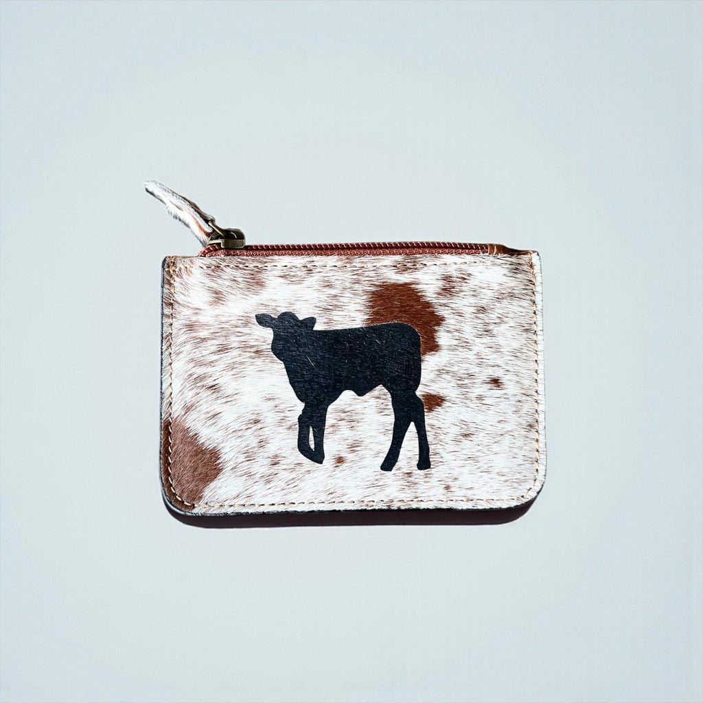 Calf cowhide coin pouch – Western Linens