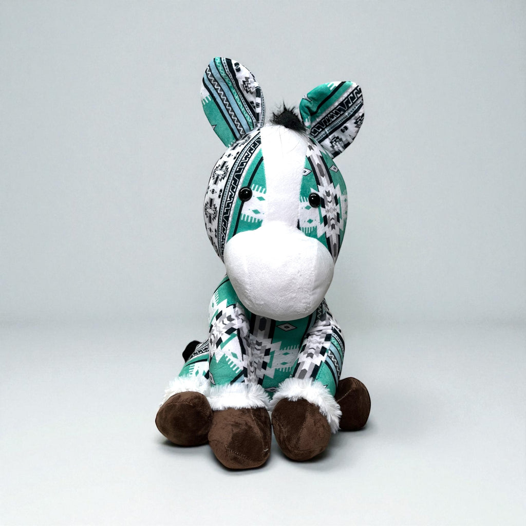 Large farm pal - green Aztec cow – Western Linens