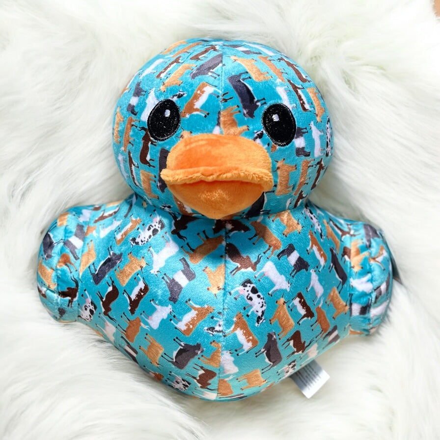 Aztec plush duck-medium farm pal – Western Linens