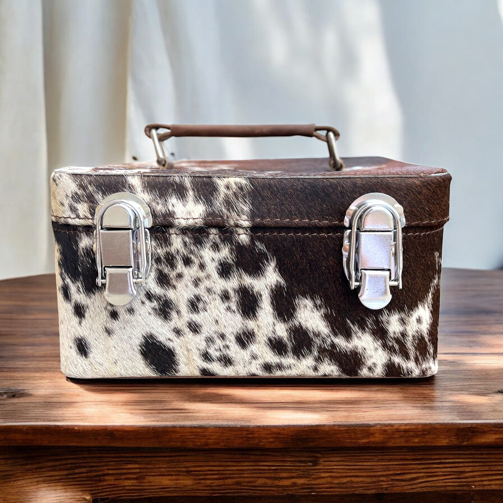 All cowhide jewelry box – Western Linens