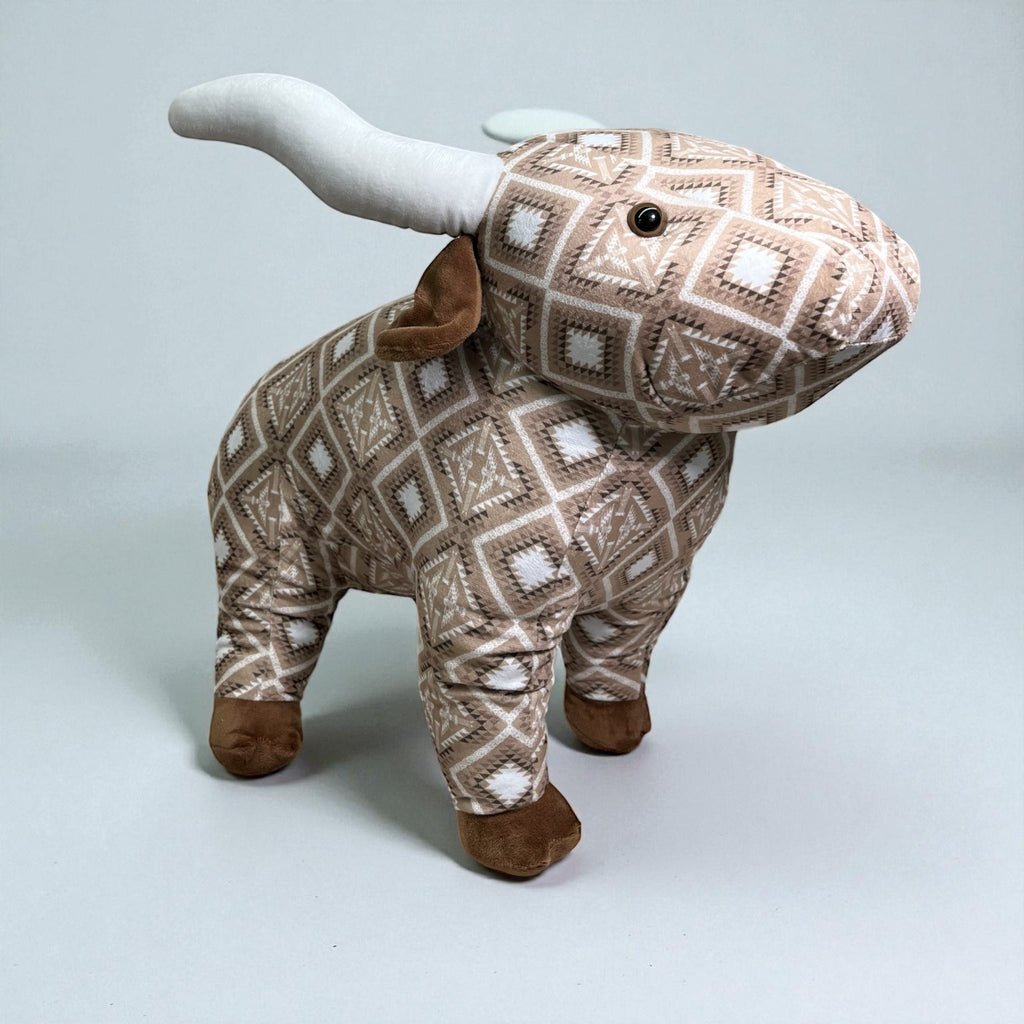 Large farm pal - brown Aztec longhorn – Western Linens