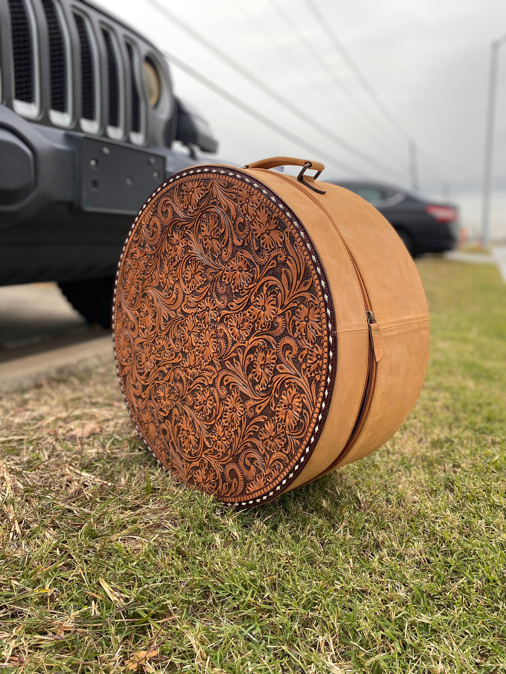 Burn Leather Hat Case – Western Linens