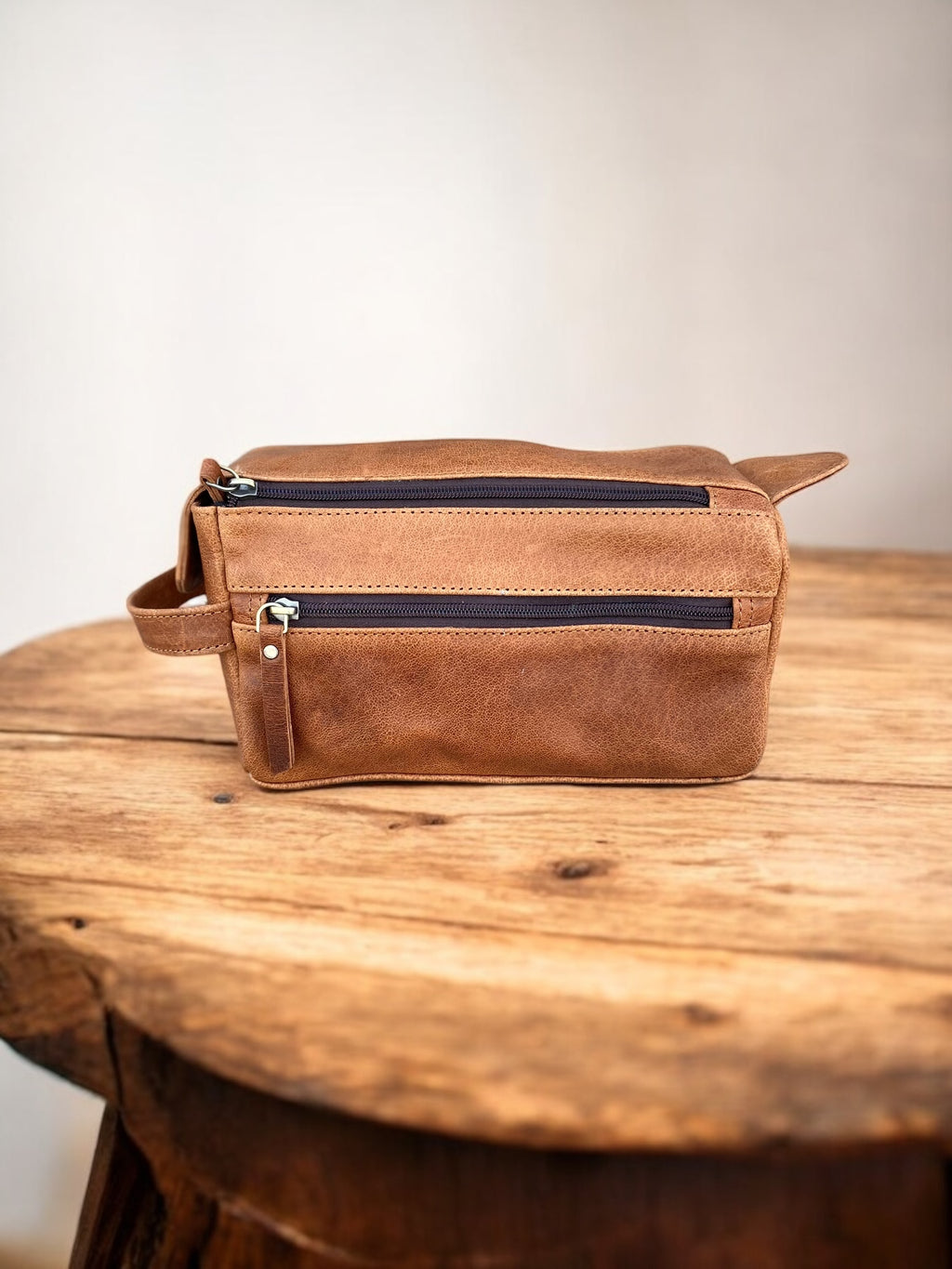 Full Grain Leather Toiletry – Western Linens